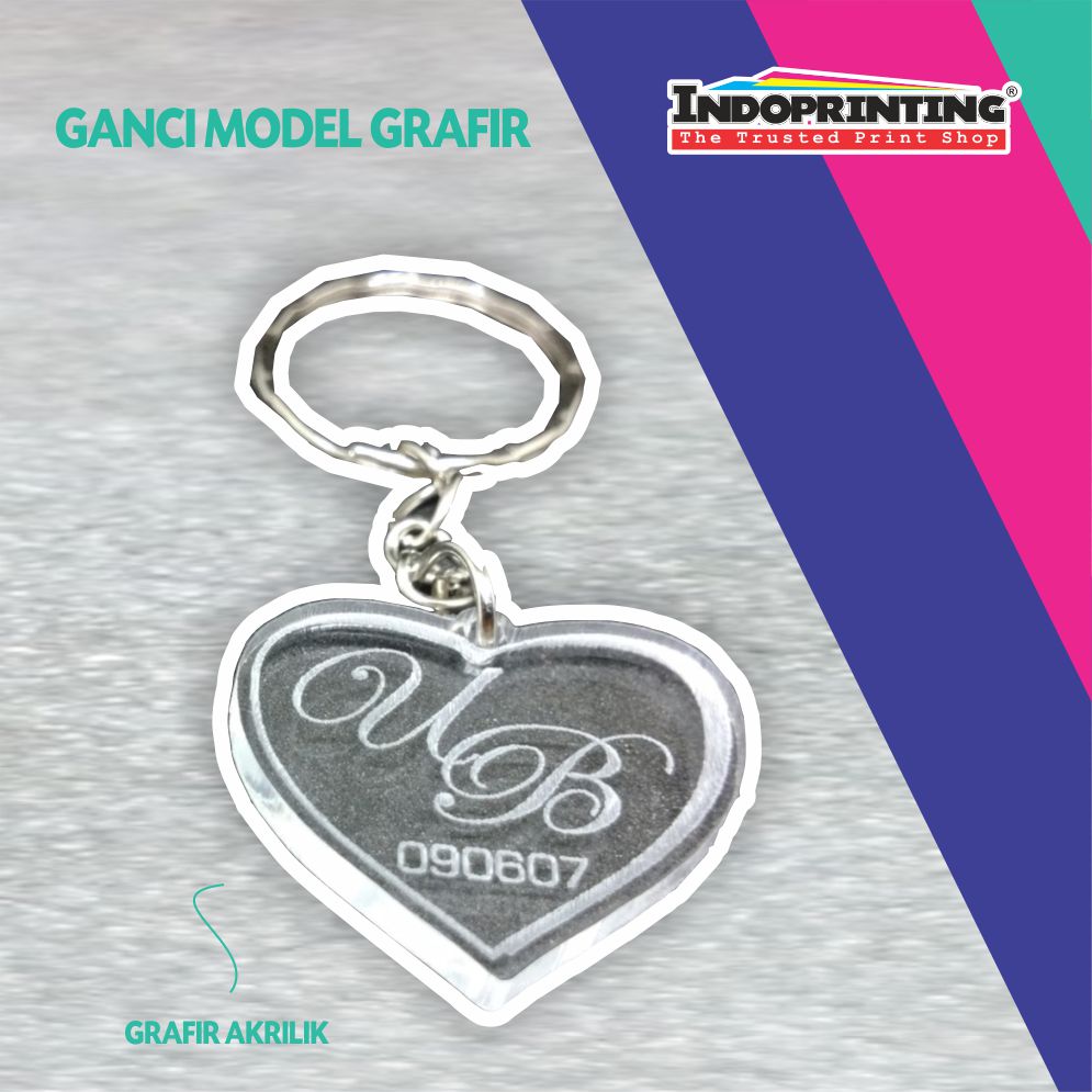 Indoprinting | Ganci Akrilik Model Grafir /Ukiran