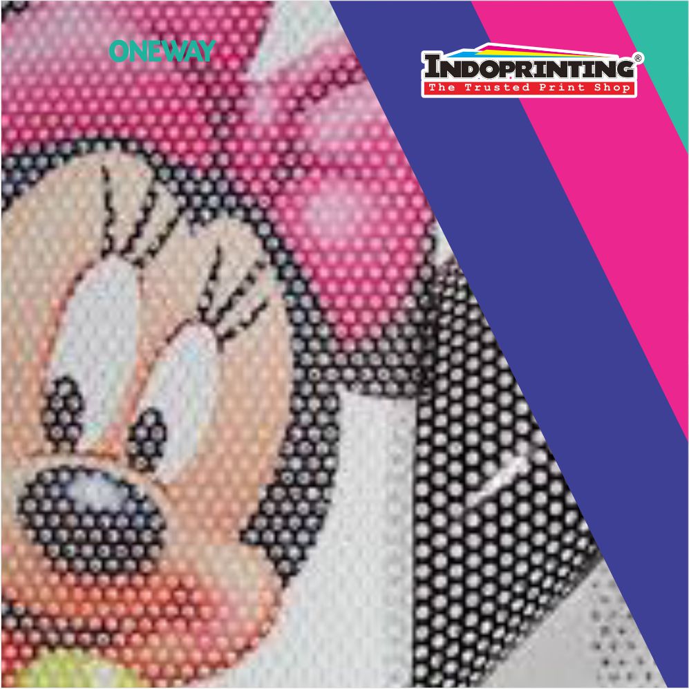 Indoprinting | Sticker One Way Vision /Sticker Kaca Mobil