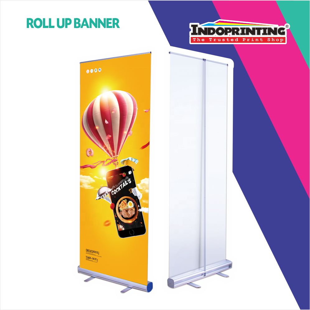 Indoprinting | Alat Roll Up Banner tanpa Visual